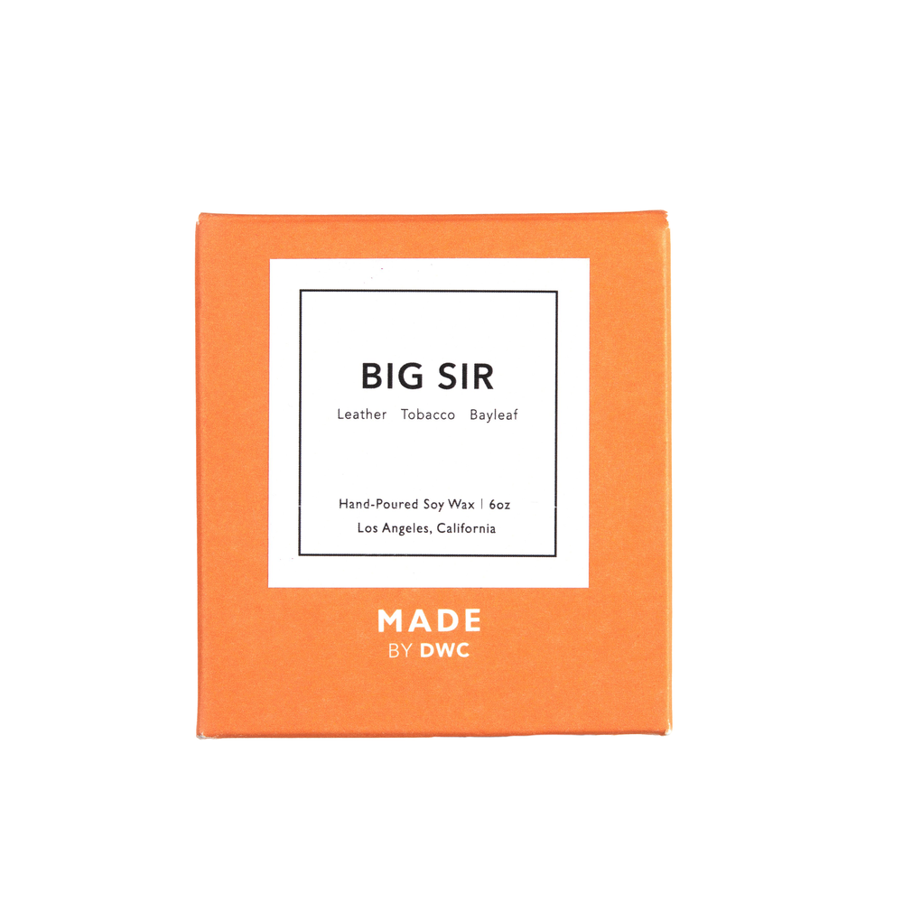 Eco-Friendly Big Sir 6 Oz. Candle