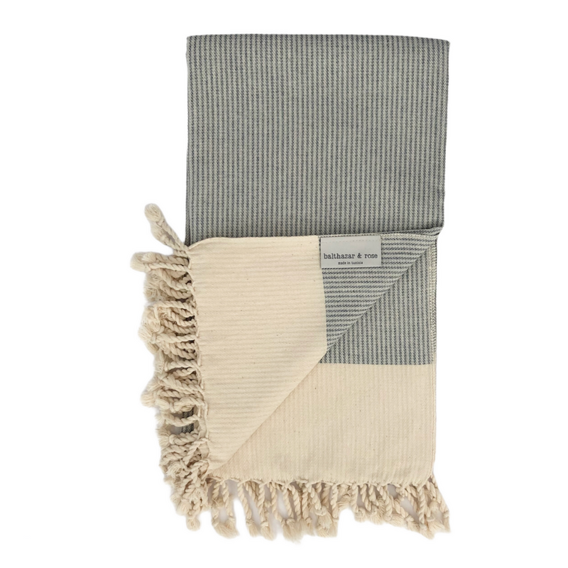 Candy Cane Stripe Tunisian Throw | Handmade & Eco-Friendly – Gifts for Good